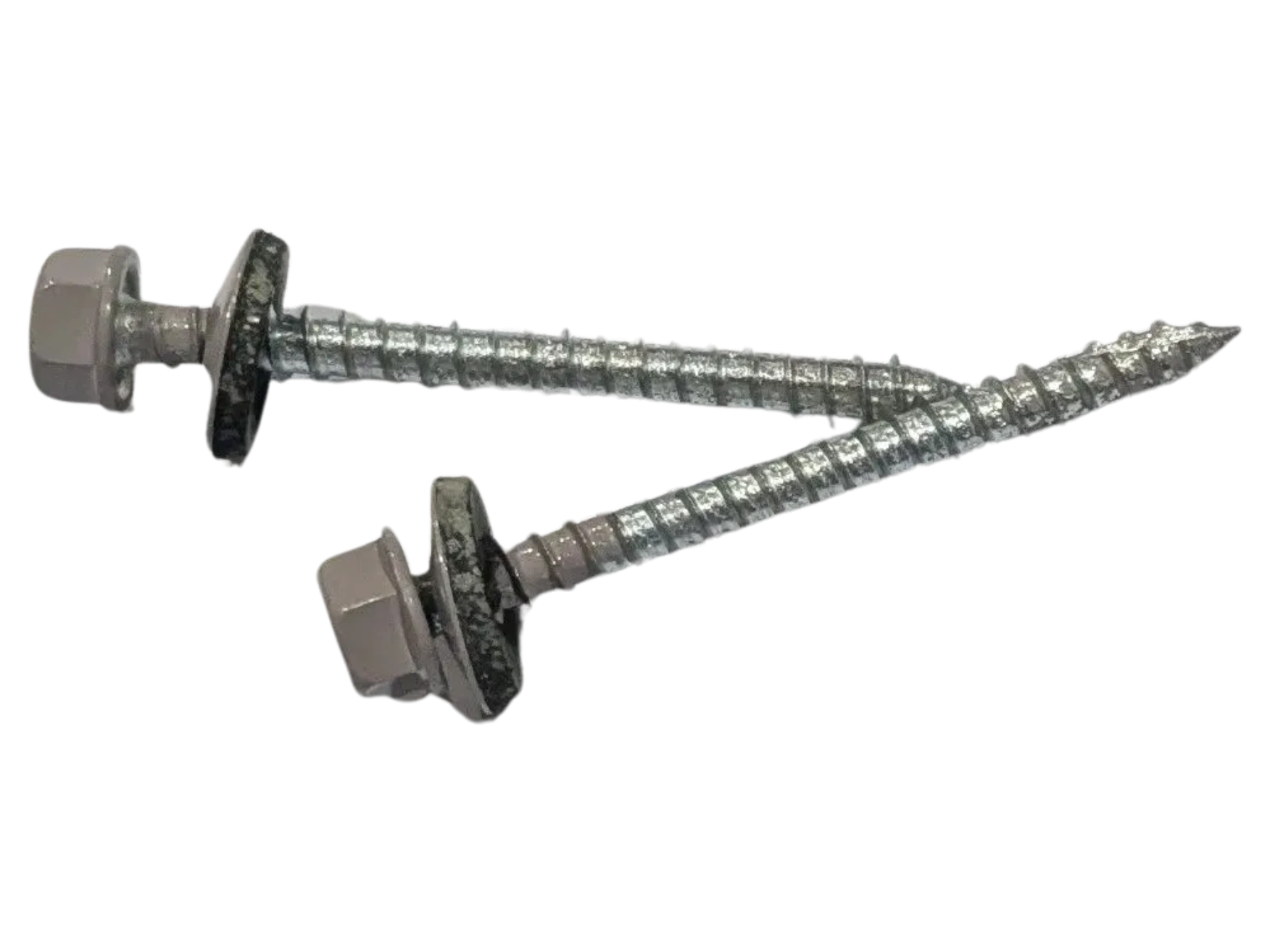 HEX SCREWS 10X2" WITH WASHER, PLATINUM GREY – Arctic Steel